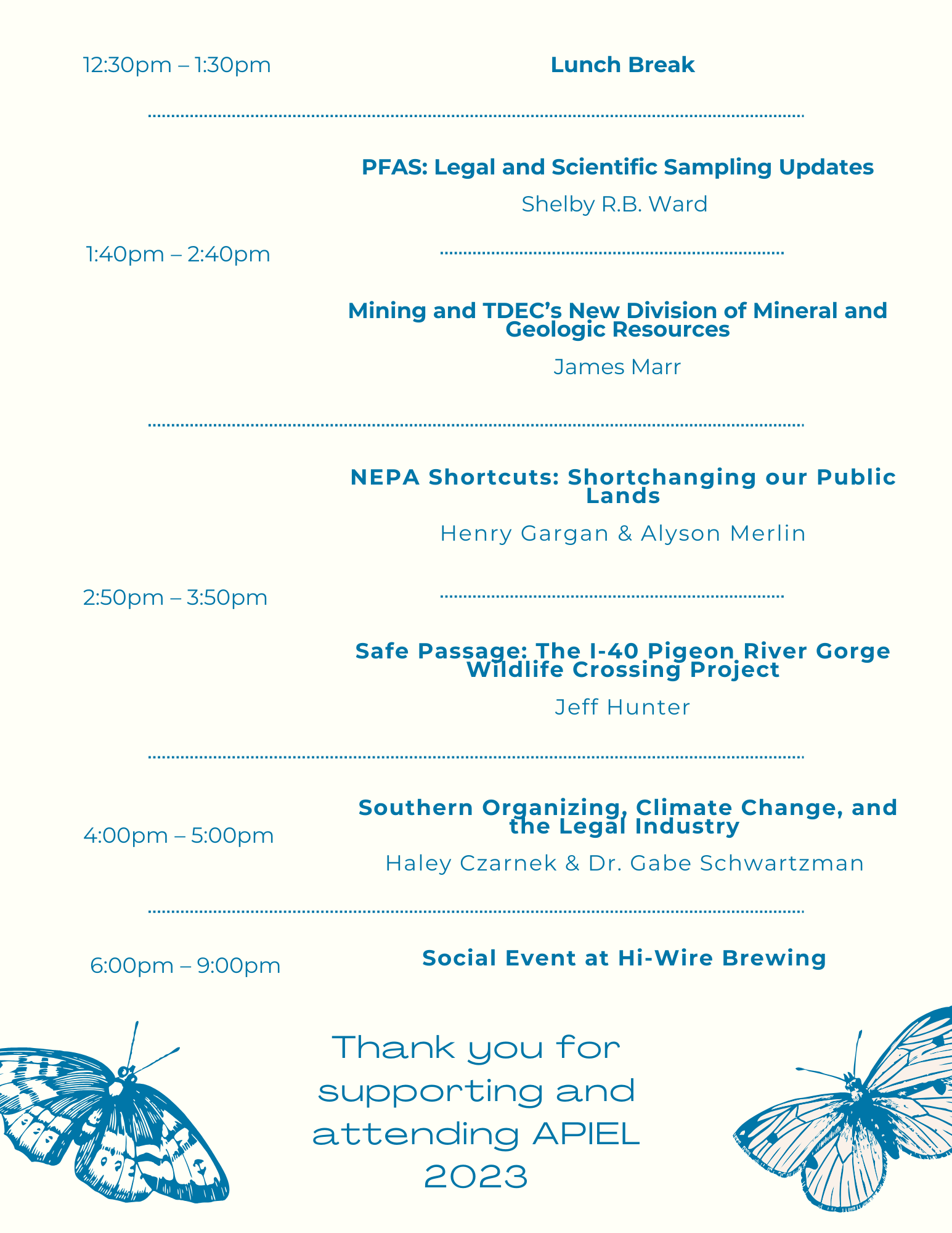 APIEL Conference 2023 – Tennessee Environmental Law